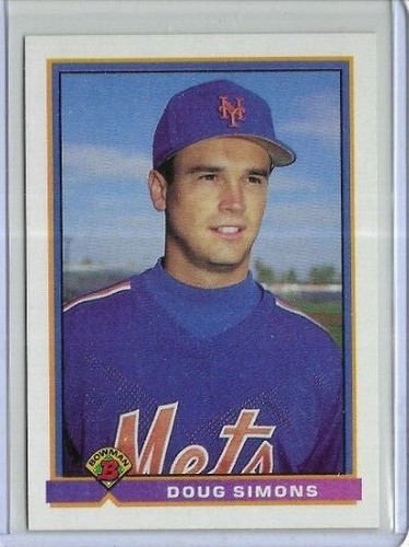 1991 Bowman #463 Doug Simons New York Mets | eBay