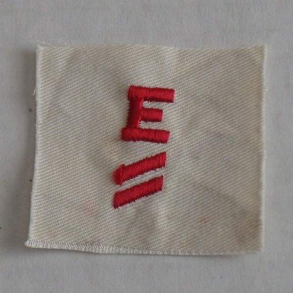 Vintage US Navy E Award Red 3rd Award Rate Patch on White Twill | eBay