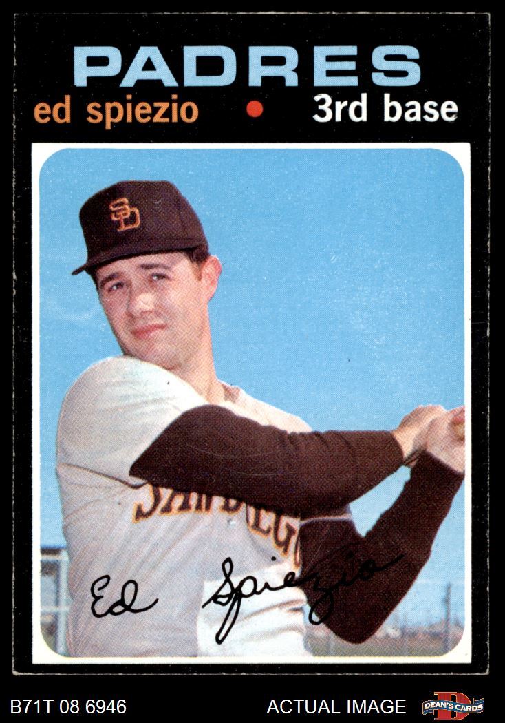 1971 Topps #6 Ed Spiezio Padres 8 - NM/MT | eBay