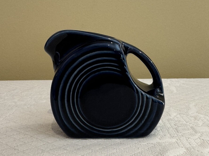 Fiestaware Mini Disc Pitcher Creamer 5oz 3 1/4” Tall Blue Fiesta USA | eBay