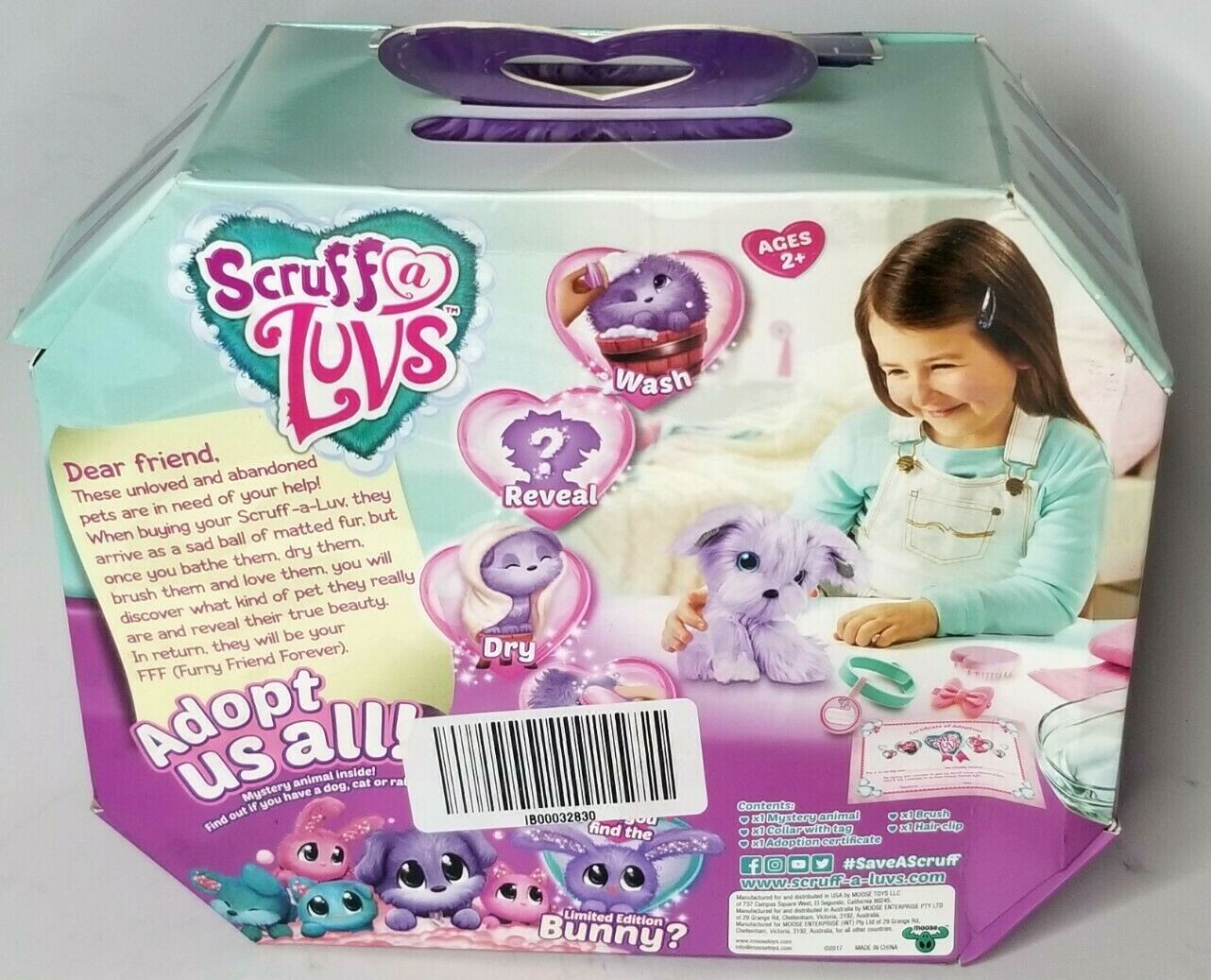 Scruff-a-Luvs Little Live Pets Rescue Toy - Lilac for sale online | eBay