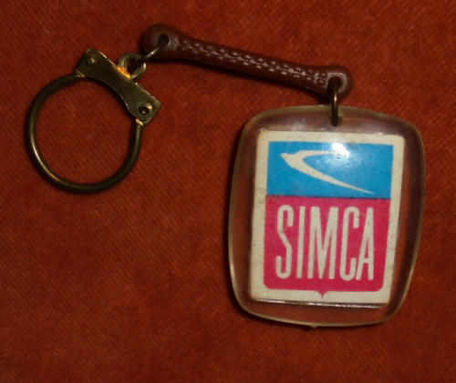 Porte-clés keychain SIMCA ARONDE Garage st Jacques COMPIEGNE | eBay