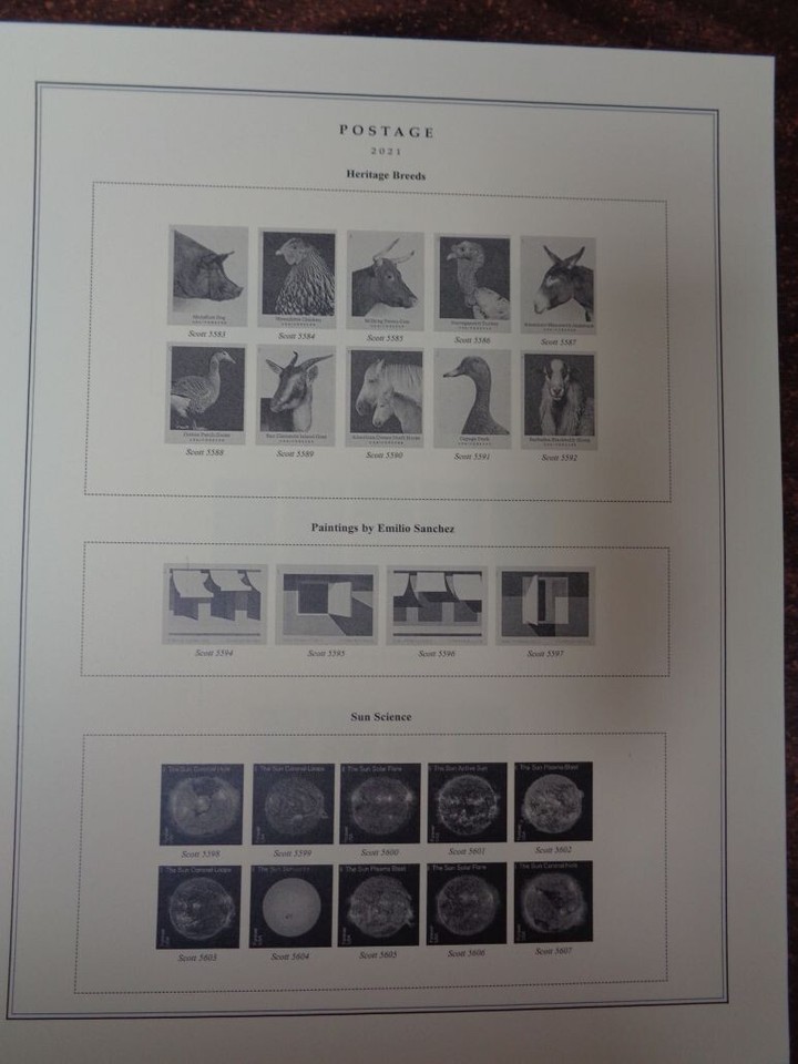 SCOTT National 2022 US Stamp album supplement # 90 NEW 100S022 | eBay