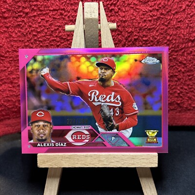 Alexis Díaz 2023 Topps Chrome Magenta Refractor 227/399 | eBay