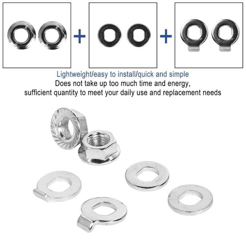 Secure Fit Scooters Motor Lock Nut High Aluminum Alloys Rain Resistant ...