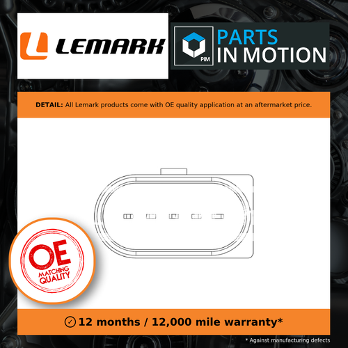 Air Mass Sensor fits AUDI A8 D3 3.0D 03 to 10 Flow Meter Lemark ...