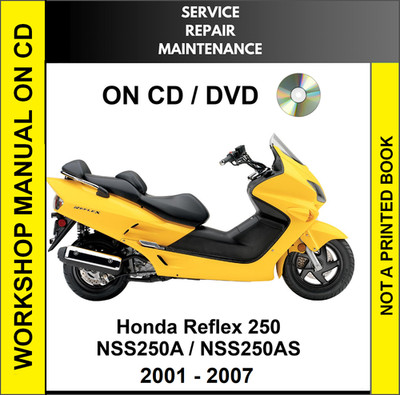 HONDA REFLEX 250 NSS250A NSS250AS 2001 - 2007 SERVICE REPAIR SHOP ...