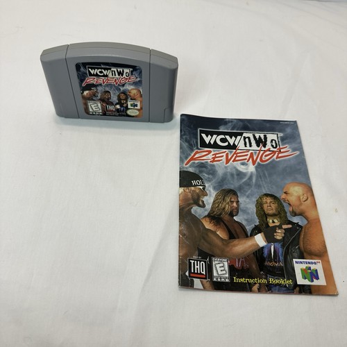 WCW nWo Revenge Nintendo 64 N64 Game Cartridge Authentic Tested Works ...
