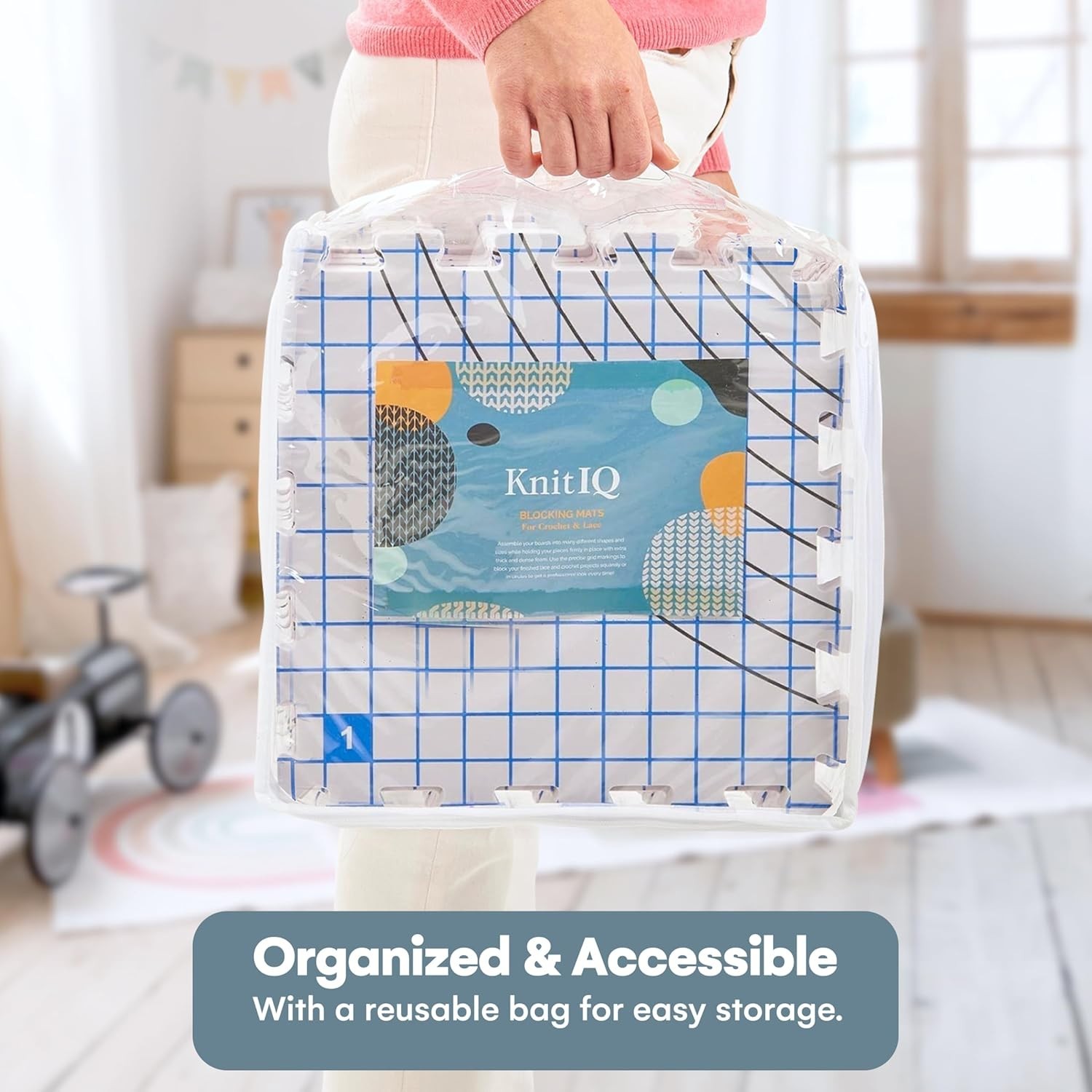 Precise Grid Design Blocking Boards - 9 Mats & 100 T-Pins | eBay