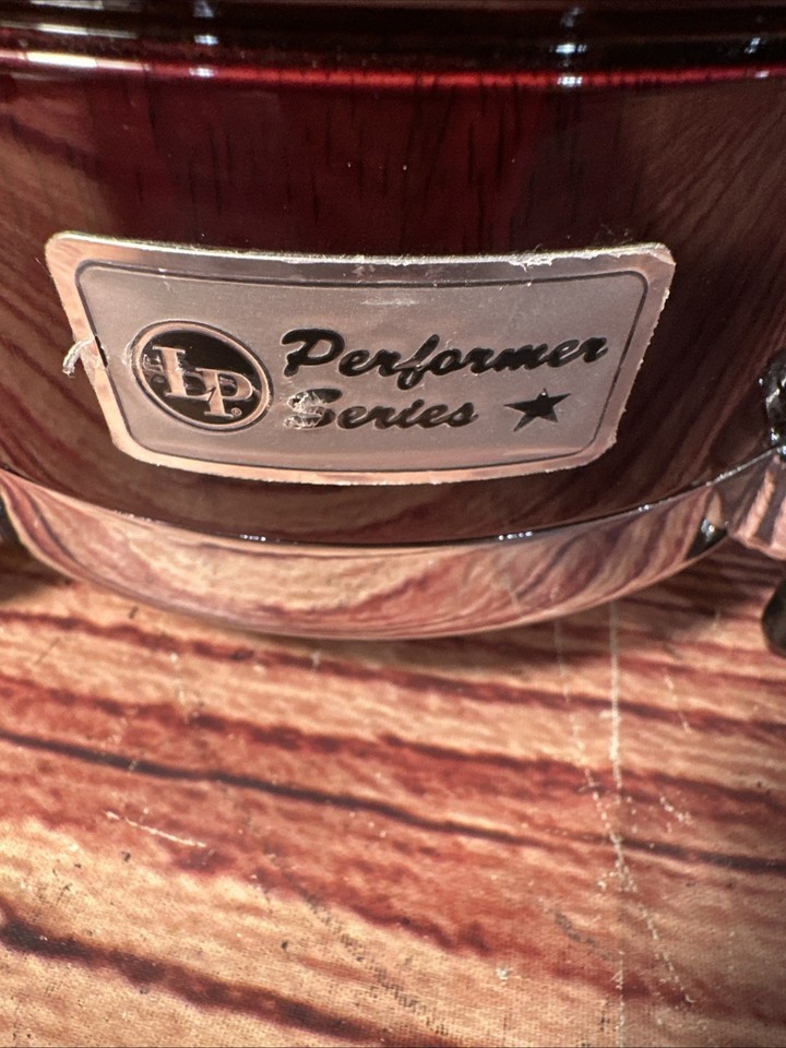 Latin Percussion LP Performer Series BONGOS Brown w/Chrome | eBay
