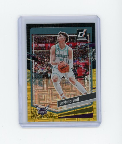 2023-24 Panini Donruss LaMelo Ball Choice Black Gold Mojo Holo /8 ...