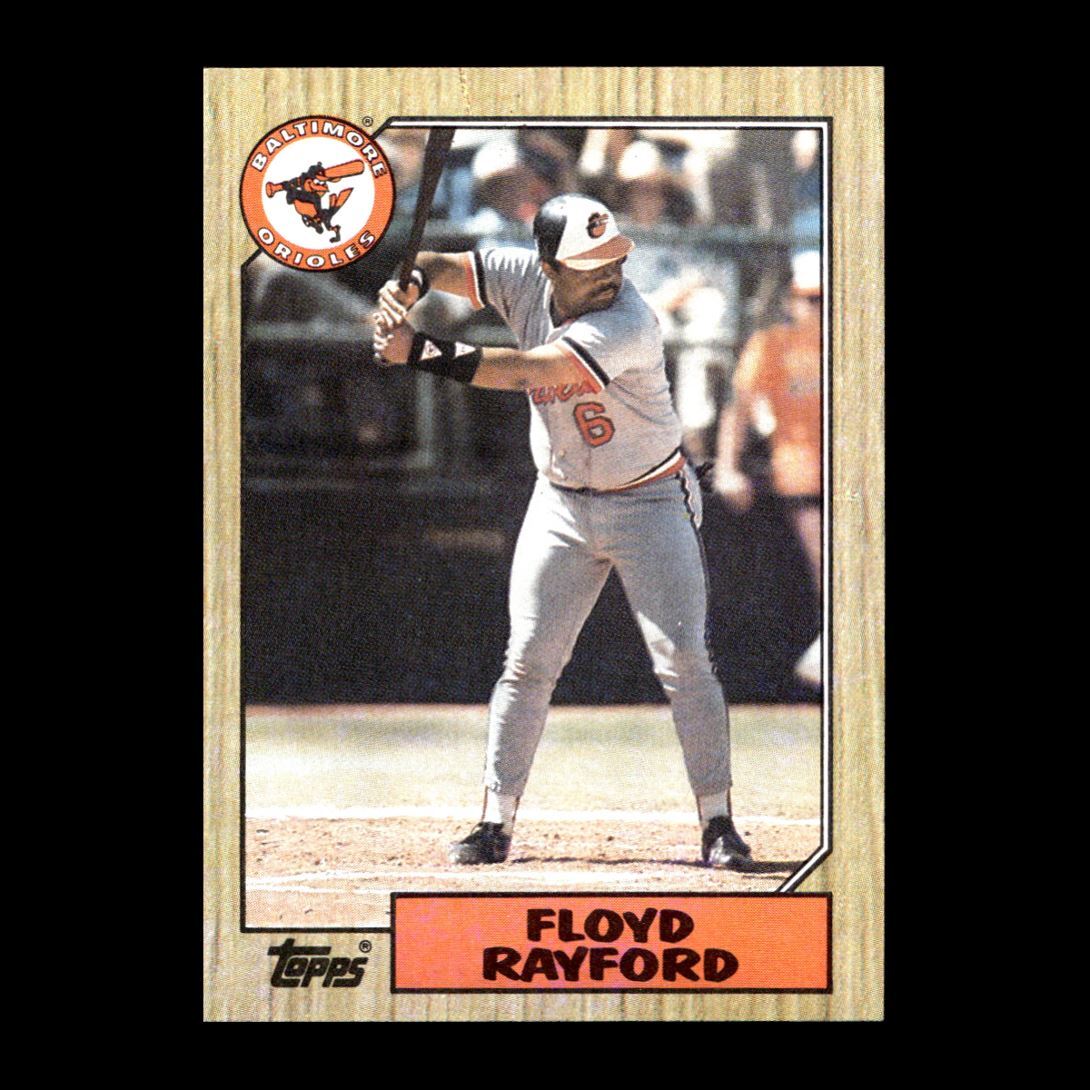 Floyd Rayford 1987 Topps Baltimore Orioles #426 Set Break R306 | eBay