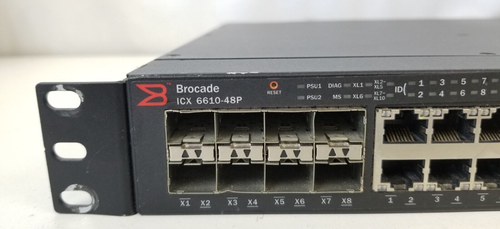 Brocade ICX6610-48P / 48-Ports Managed Rack-Mountable Network Switch | eBay
