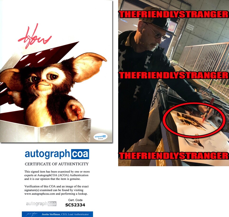 Howie Mandel signed "GREMLINS" 8x10 Photo EXACT PROOF Autograph g Gizmo ...
