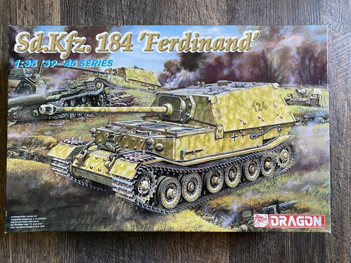 Dragon 1:35 Sd.Kfz. 184 FERDINAND Tank Destroyer Plastic Model Kit ...