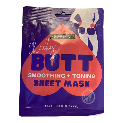 Freeman Butt Cheeky Smoothing Toning Sheet Mask 1 pair for Softer Skin ...
