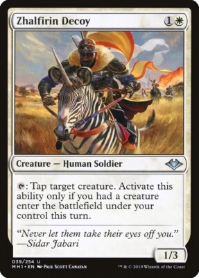 MTG Zhalfirin Decoy NM Modern Horizons MH1 English Magic Gathering card ...