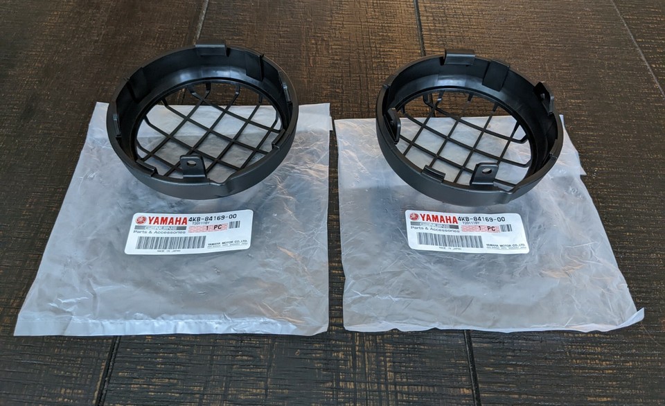 Headlight Head Light Covers Guard OEM Yamaha Banshee Warrior Wolverine ...