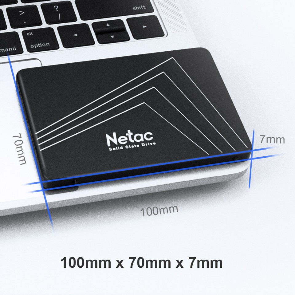 Netac 128GB SSD 2.5'' SATA III 6 Gb/s Internal Solid State Drive 500MB ...