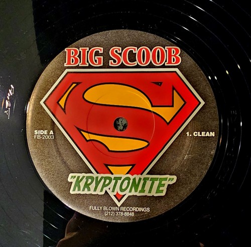 Big Scoob - Kryptonite - Single 12 Inch Vinyl Fully Blown Recordings ...