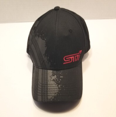 STI Car Hat Adjustable Black Cap | eBay