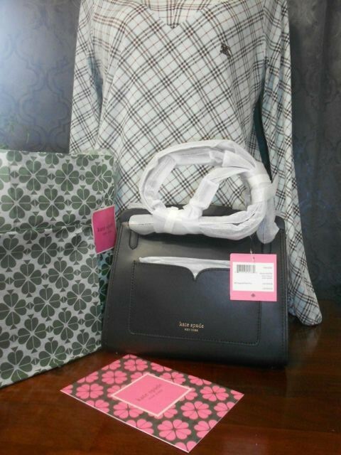 AUTH KATE SPADE ROMY INTARSIA BLACK MULTI SMALL SATCHEL BNWT $ 398.00 ...