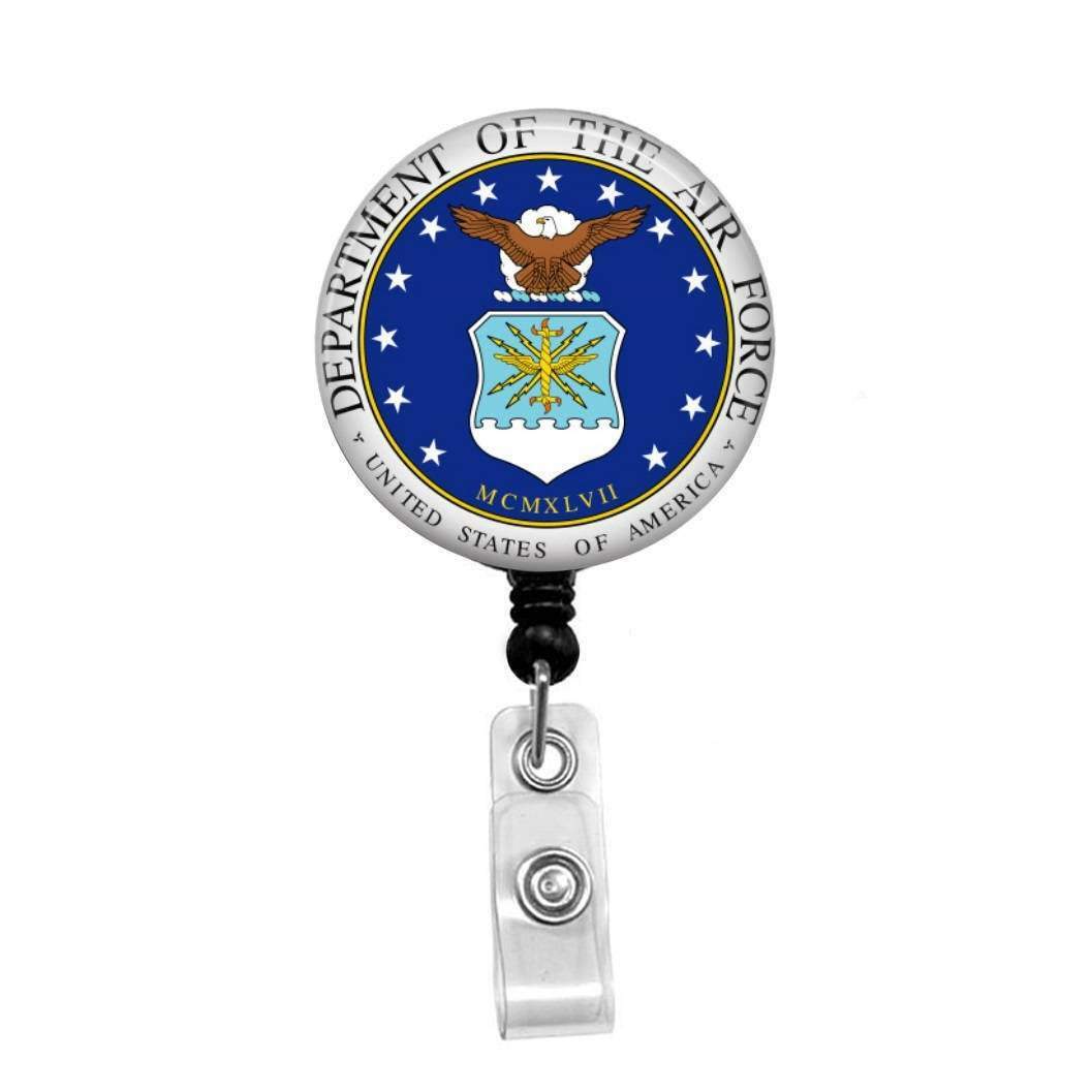 Air Force, USAF - Retractable Badge Holder - Badge Reel - Lanyards ...