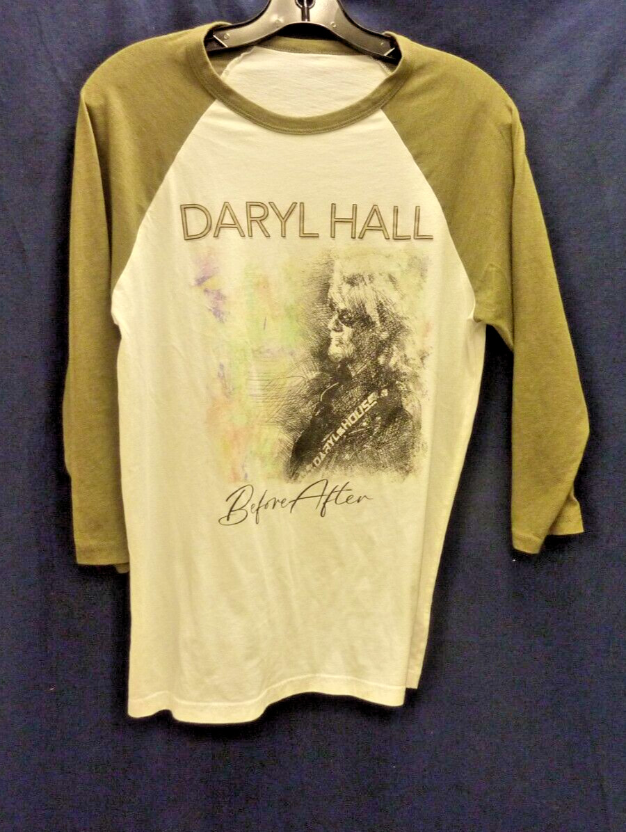 VINTAGE DARYL HALL BEFORE AFTER RAGLAN WOMEN'S TEE SH… - Gem