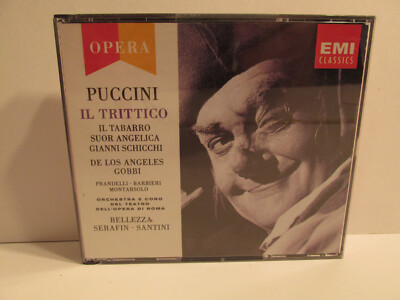 MINT OOP GIACOMO PUCCINI IL TRITTICO VICENZO BELLEZA 2 DISC CD SET ...
