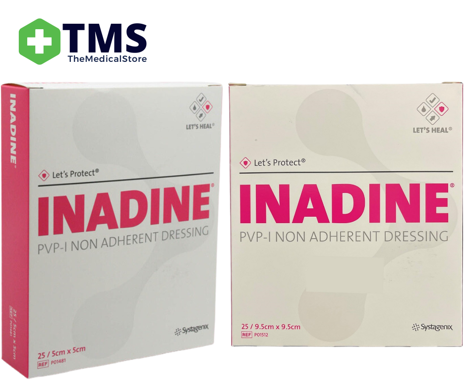 Inadine Pvp-I Non-Adherent Dressing - Box/25 | eBay