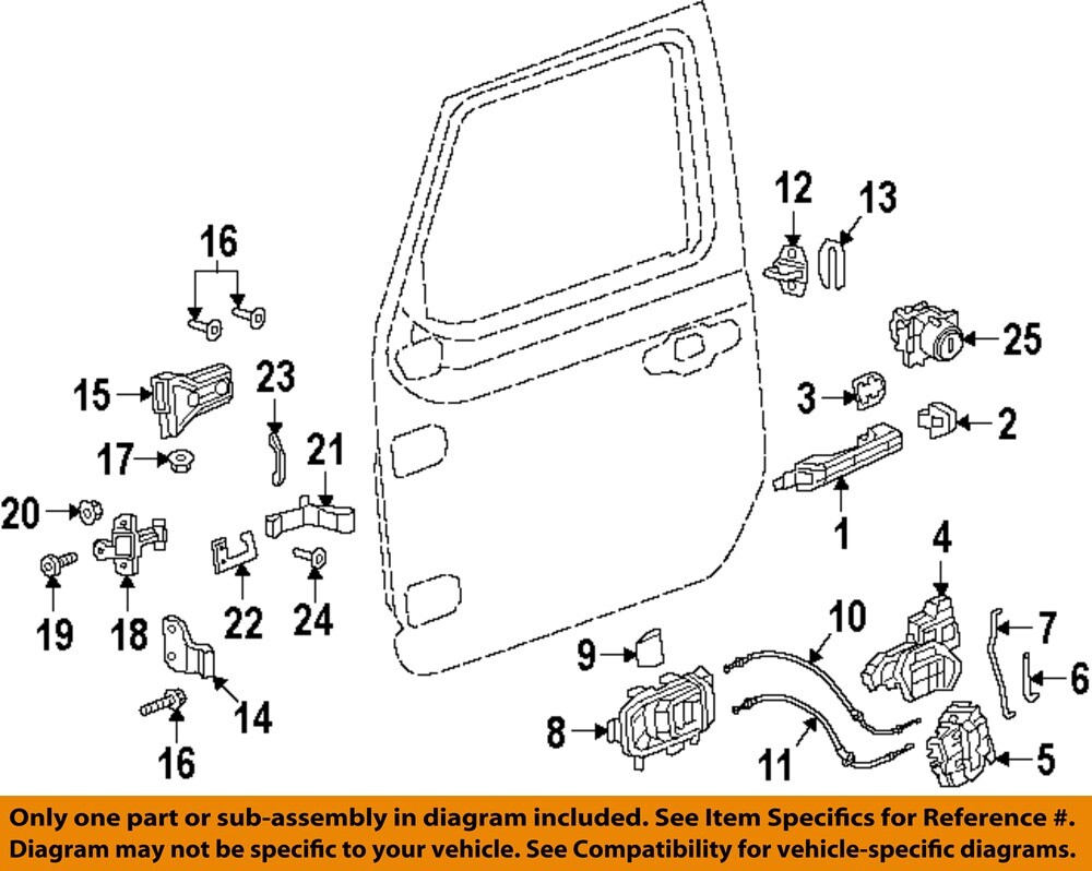 CHRYSLER OEM 07-23 Gladiator Lock Hardware-Check Strap Bracket ...