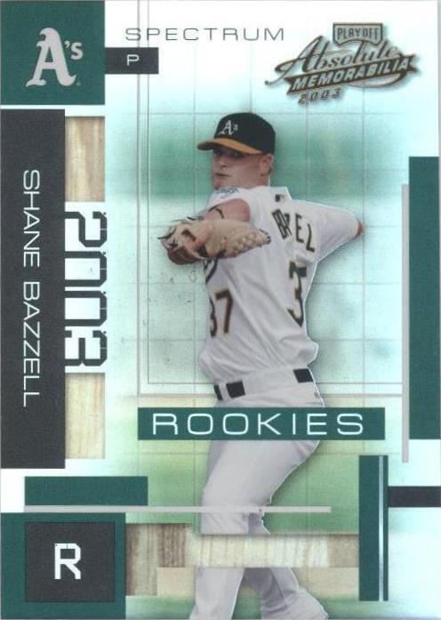 2003 Playoff Absolute Memorabilia - Rookies Shane Bazzell #192 Spectrum ...