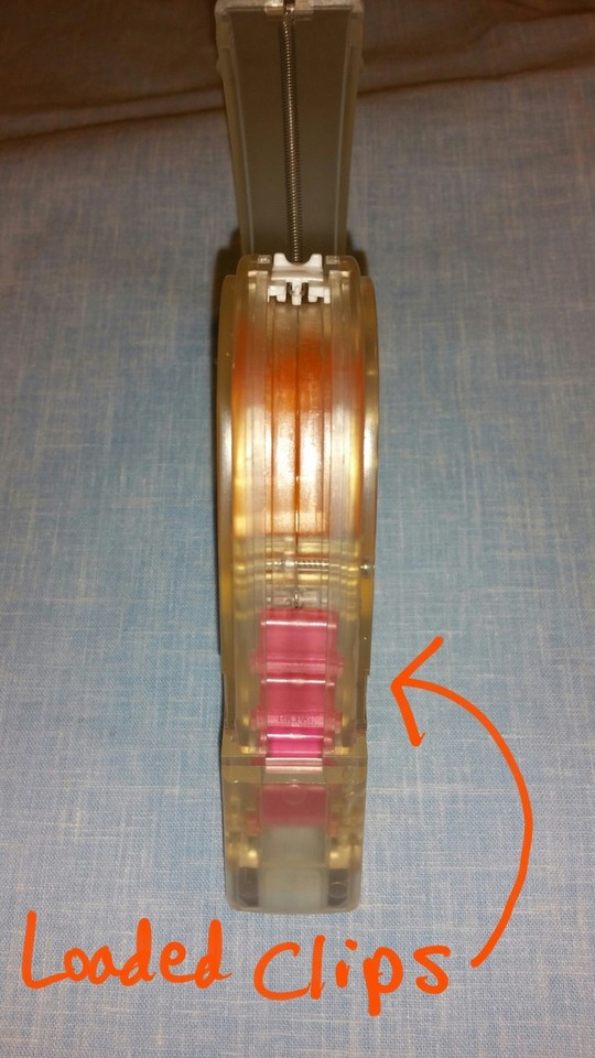 CLAM CLIP DISPENSER THE CLIPPER_XQ WITH 25 CLIPS – PINK CLIPS | eBay