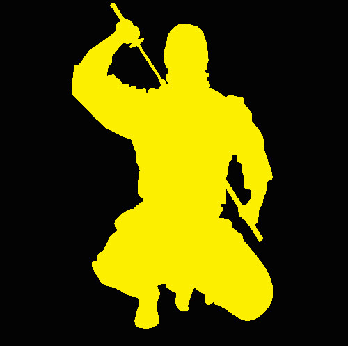 Ninja sticker VINYL DECAL Japanese Shinobi Shadow Warrior Samurai | eBay