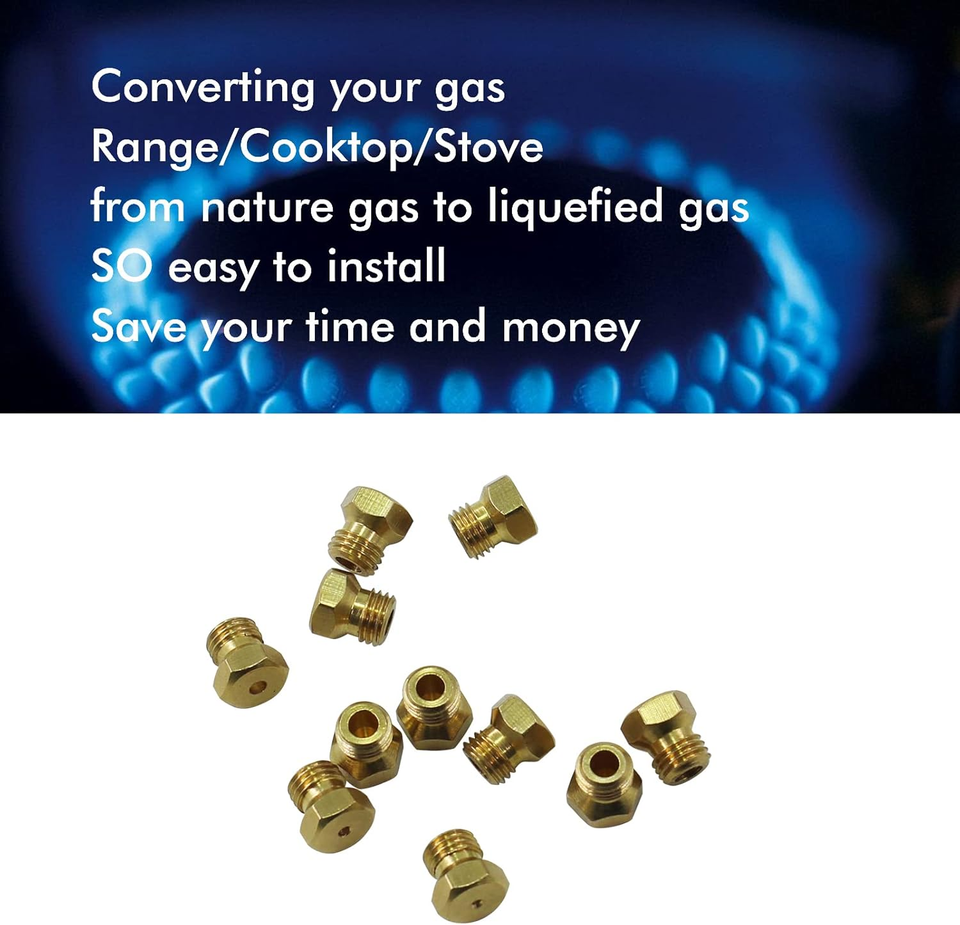 36 PCS LP Gas Conversion Kit for Range/Cooktop/Stove | Propane ...