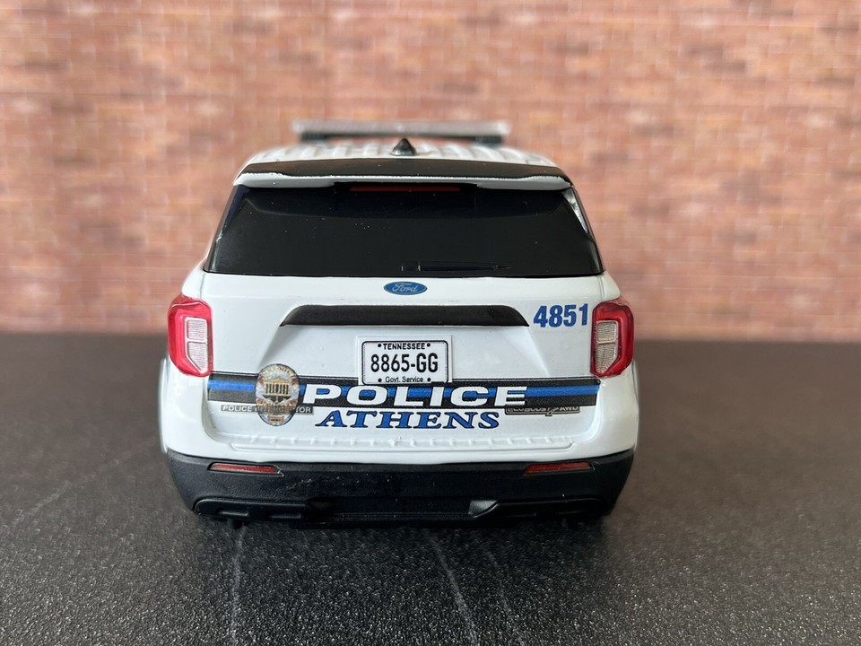 Athens Police Tennessee 1/24 Scale Diecast Custom Motormax Police Car ...