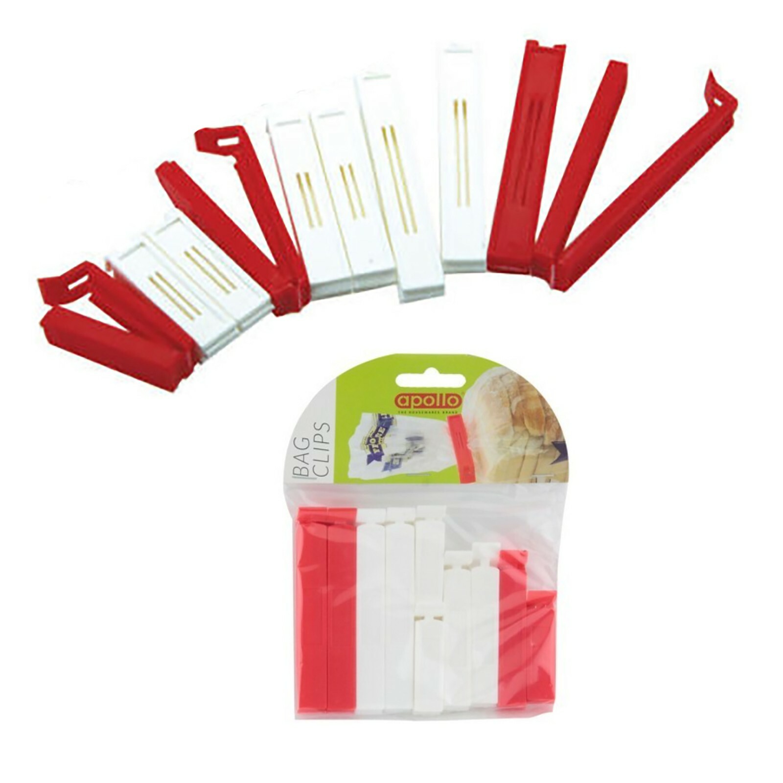 Pack of 2 Strong Bag Clips For Sealing Food Storage Bags Freezer Safe ...