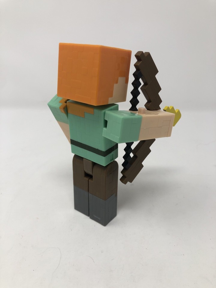 Minecraft Series 2 Alex with Flaming Arrow Action Figure EUC ...