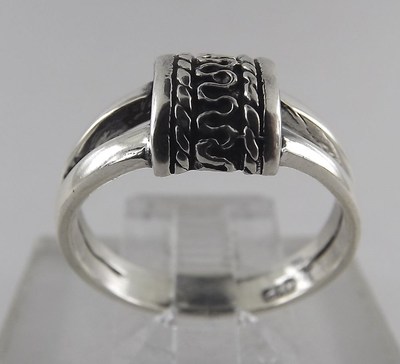 Sterling Silver Dome Top Fancy Pattern Free Form Ring 925 Size 5 3/4 | eBay