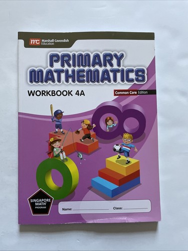 Singapore Math Primary Mathematics Common Core Edition Workbook 4 | eBay