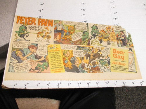 newspaper ad 1950s BEN GAY Peter Pain monster CORRALS COWBOY Post ...