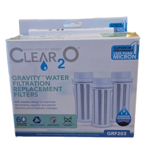 Clear2O Water Filters Gravity Advanced Water Replacement Filter GRF203 ...