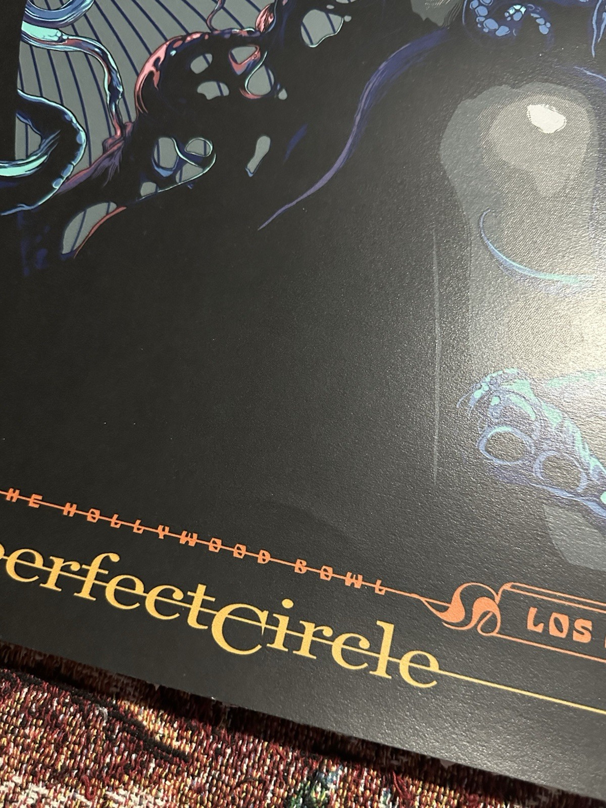 A Perfect Circle Poster Hollywood Bowl 4/20 Maynard Sessanta Show ...