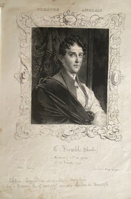 Incisione Di Attori "Charles Kemble Teatro Inglese - Comico Autore" | eBay