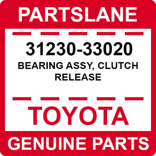 31230-33020 Toyota OEM Genuine BEARING ASSY, CLUTCH RELEASE | eBay