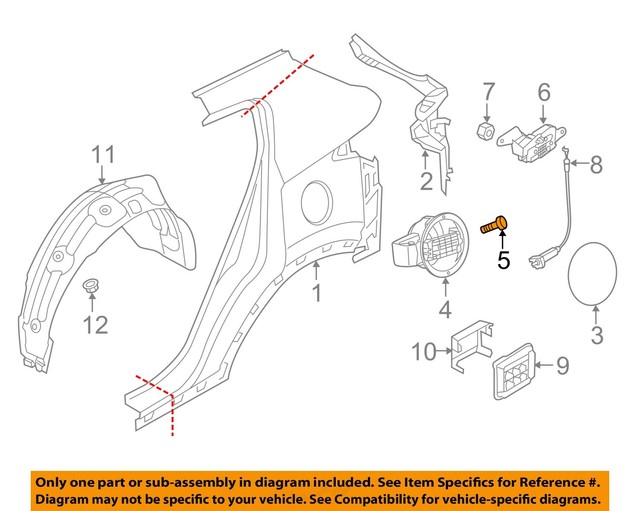 OEM 2012-2019 Kia Soul Sportage Tapping Screw Hexagon Head No.2 12441 ...