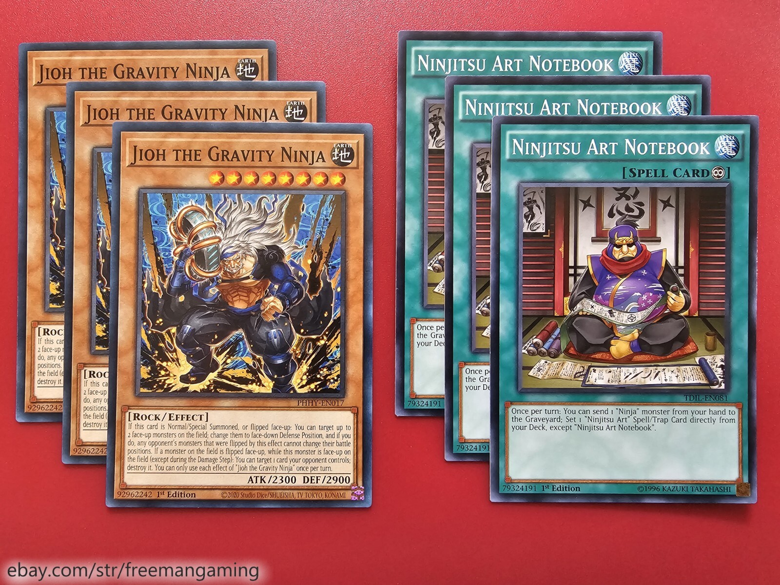 Yugioh Ninja Deck 49 Card Grandmaster Hanzo Saizo Meizen Budget ...