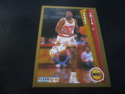 KENNY THE JET SMITH (houston rockets - g) 1992/93 fleer card #85 mint ...