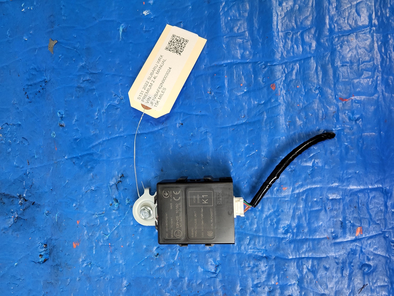 Keyless Entry TPMS Control Module 2022 Subaru WRX Premium 2023 | eBay