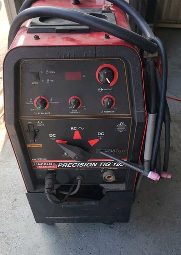Lincoln Precision 185 TIG Welder w/Supplies,Rod,Tank,glove,jacket ...